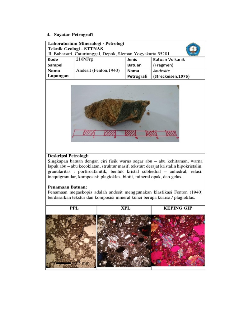 Lampiran Petrografi | PDF
