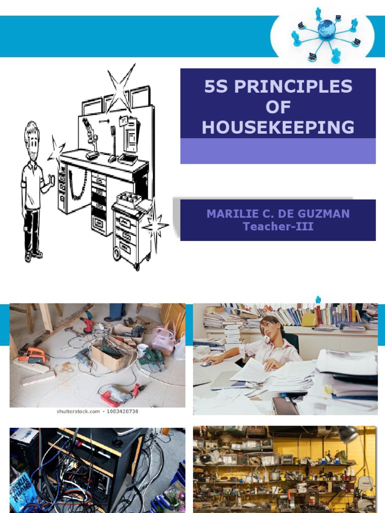 5S Principles of Housekeeping Guide | PDF | Waste Management | Waste