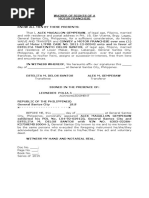Affidavit of Non-Interest | PDF | Affidavit | Common Law