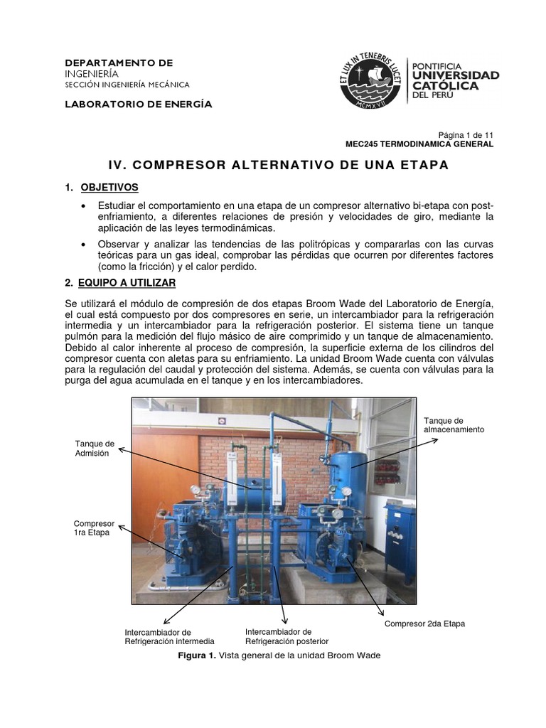 Compresor alternativo.pdf | Refrigeración | Presión