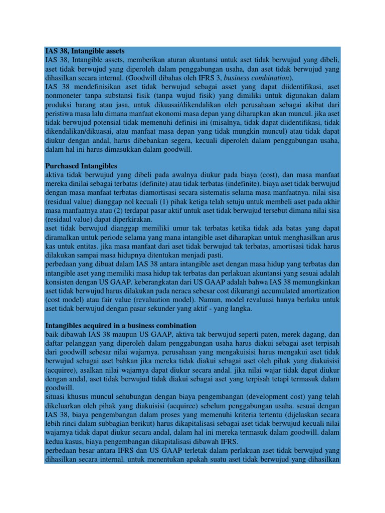 Ias 38 | PDF