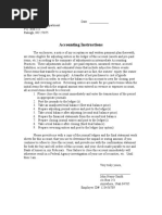 Form of Bailee Letter (Warehouse Bank) Exhibit III-35 (Cash Purchase ...