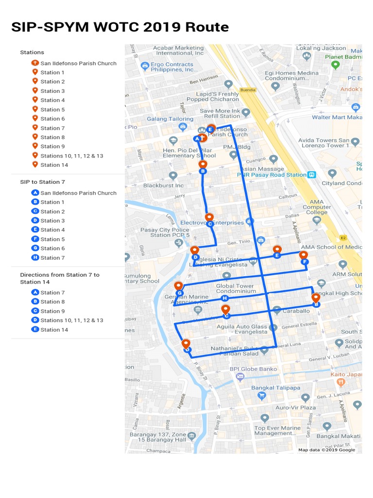 Wotc 2019 Route Map | PDF