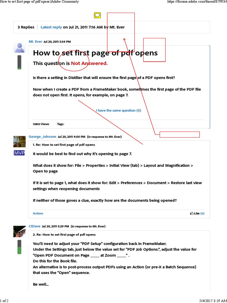 How To Et Fir T Page of PDF Open : Thi Que Tion I | PDF | Office ...