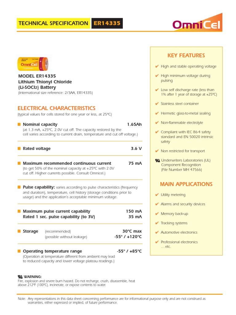 Key Features: Technical Specification | PDF | Electrical Components ...
