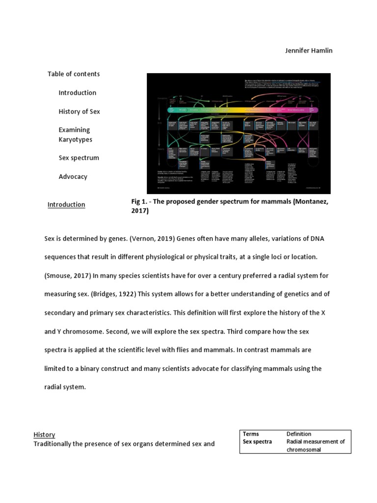 Sex Spectra Pdf Sex Karyotype