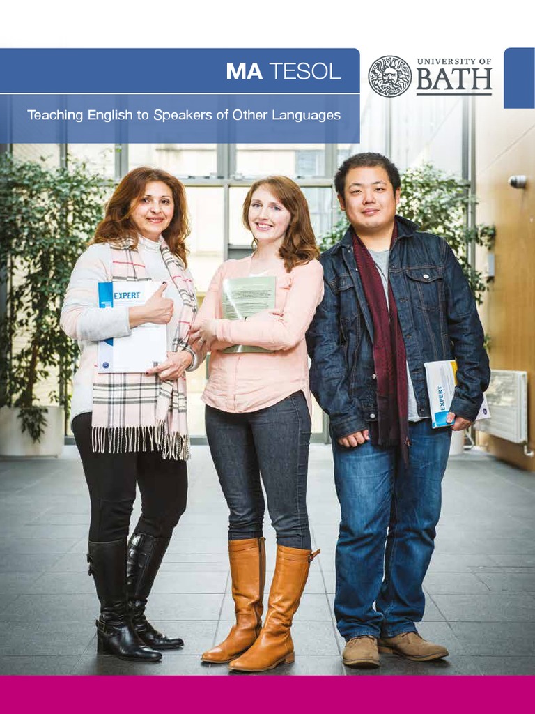 Ma Tesol: Teaching English To Speakers of Other Languages | PDF ...