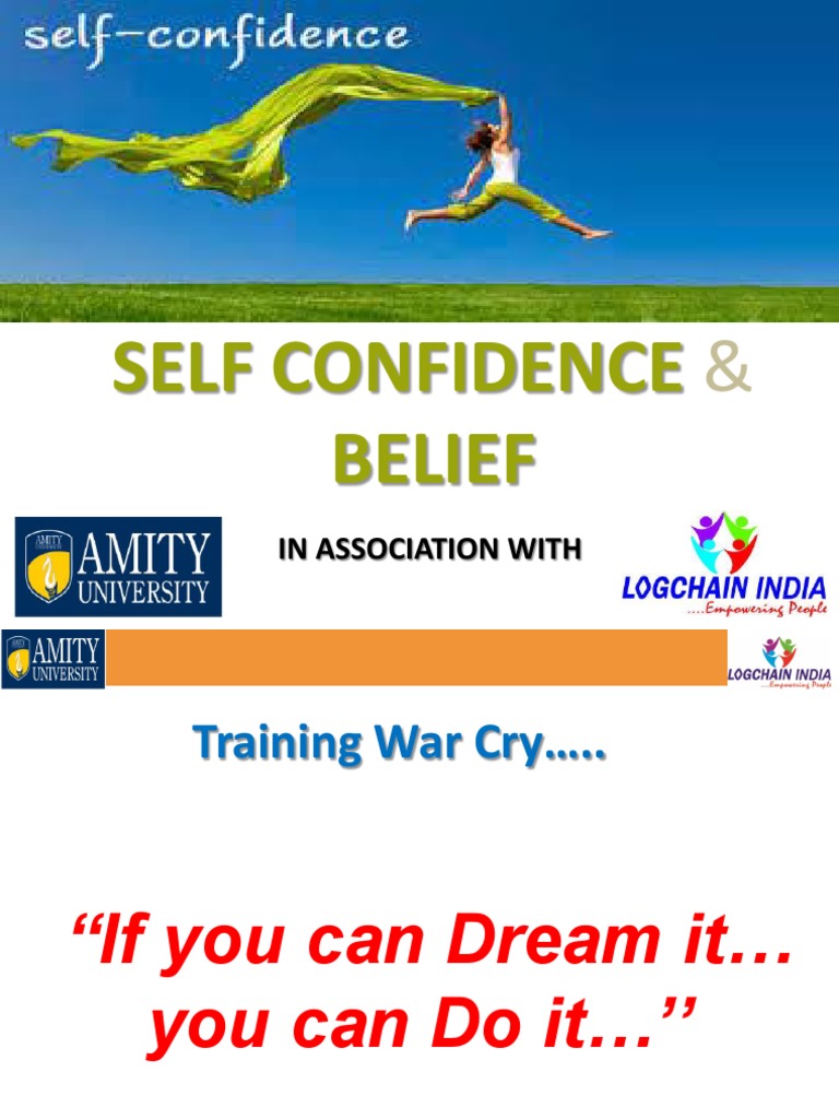 Self Confidence PPT New | PDF | Behavior Modification | Behavioural Sciences