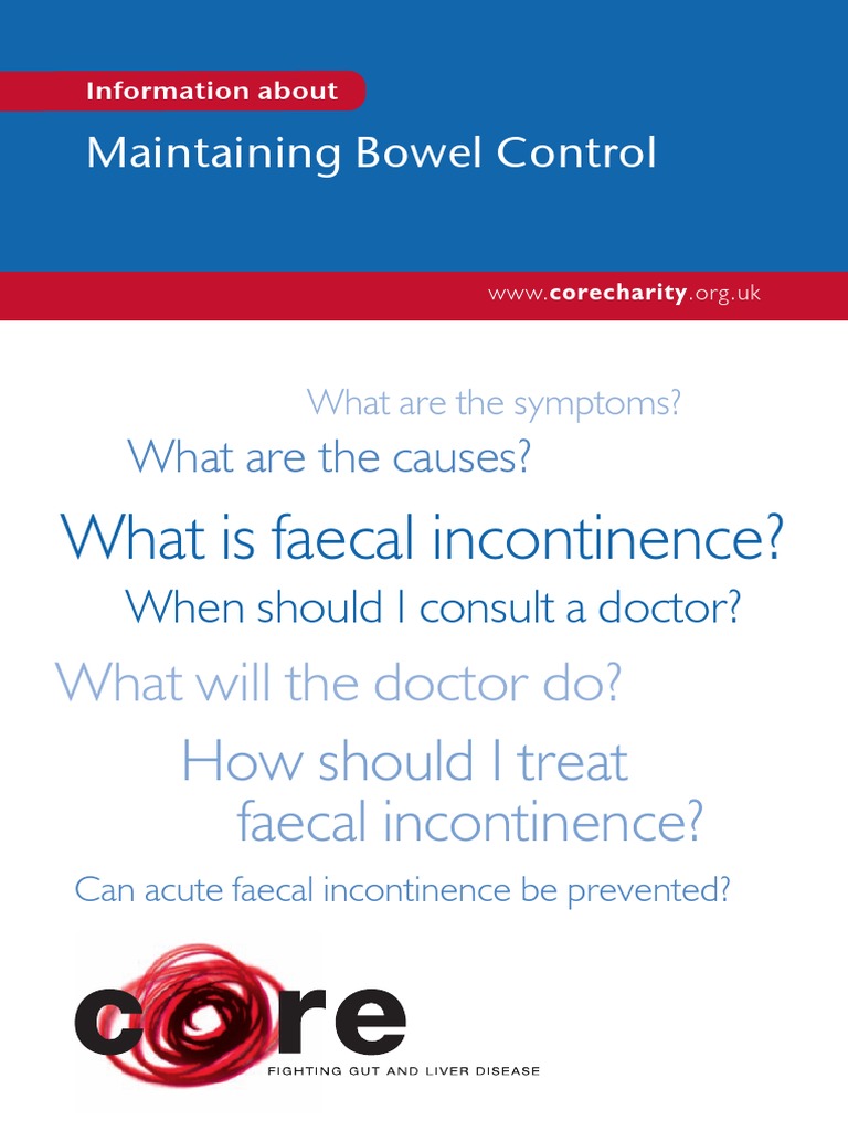 What Is Faecal Incontinence? | PDF | Urinary Incontinence | Constipation