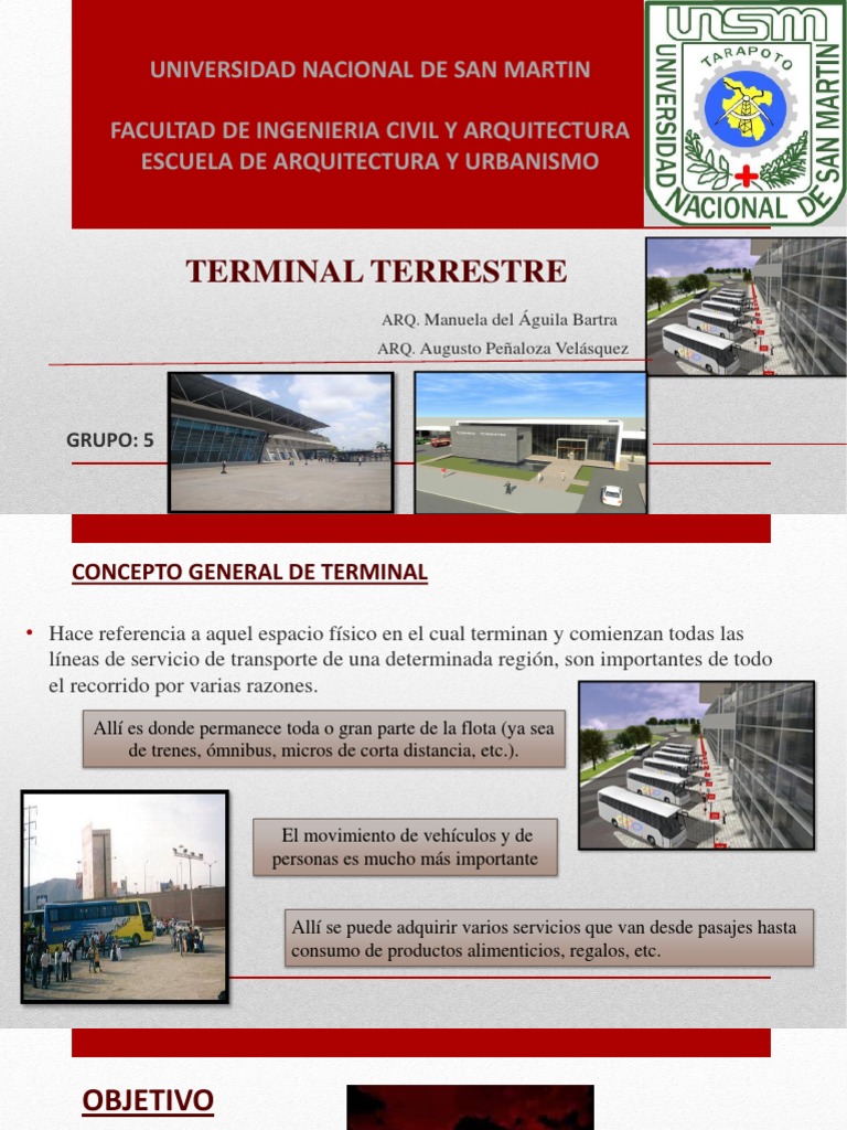 Terminal Terrestre Inter Provincial PDF | PDF | Autobús | Transporte