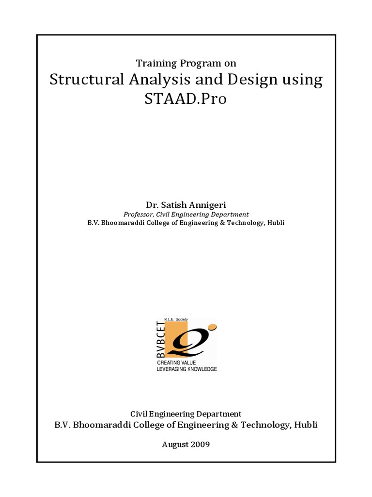STAAD - Pro TRG Course Material | PDF | Cartesian Coordinate System ...