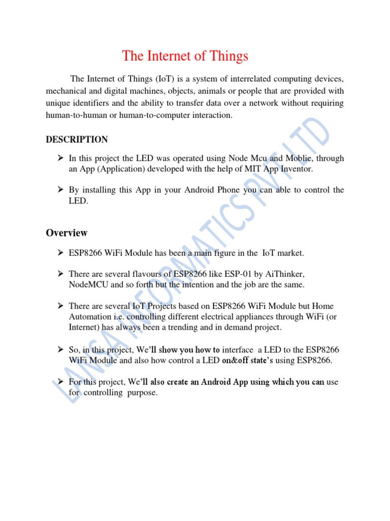 Getting Started | PDF | Internet Of Things | Arduino