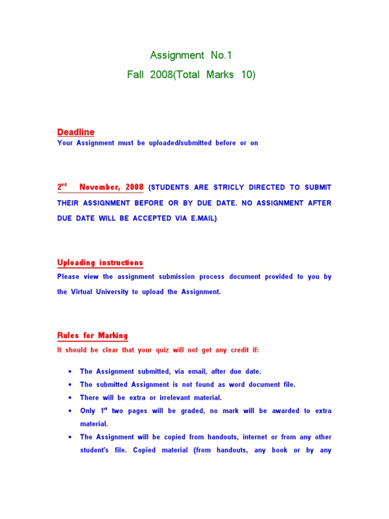 Pakistan Studies Pak301 Fall 2008 Assignment 01 Pdf Two Nation