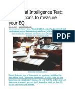 Csai 2 Precompetitive Anxiety Test | PDF | Anxiety | Self Esteem