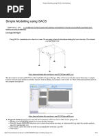 SACS Basic Training | PDF | Structural Load | Software