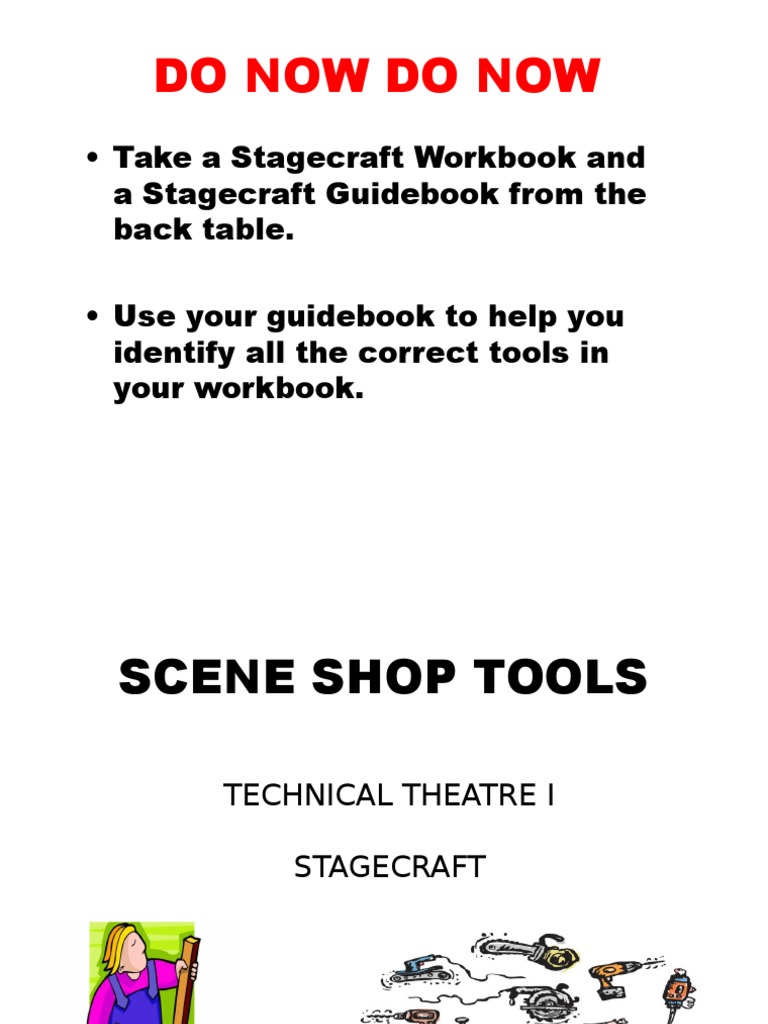 Stagecraft Tools | PDF | Adhesive | Tools