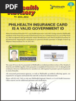 New PhilHealth ID Card Specifications | PDF