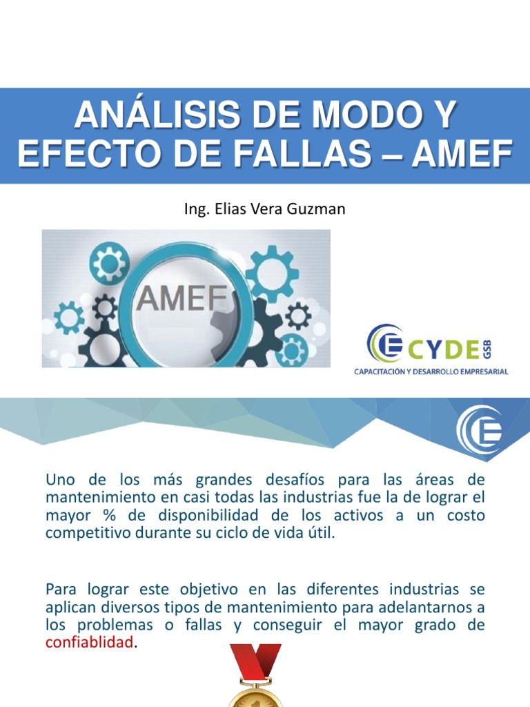 Analisis de Modos y Efectos de Fallas - Amef | PDF | Software | Diseño