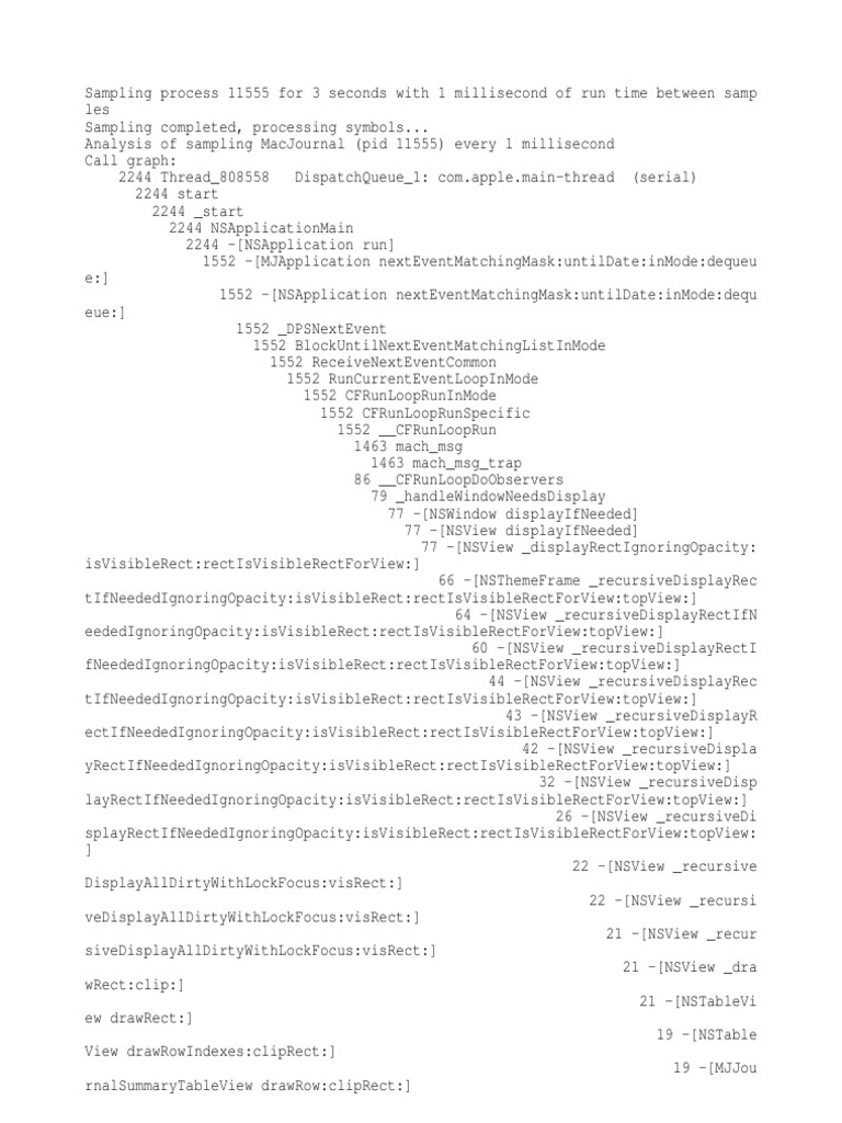 MacJournal Sampling Analysis Report | PDF | Written Communication ...