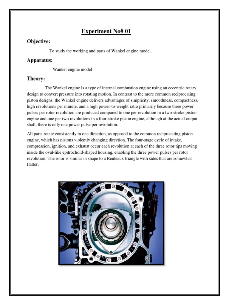 Wankel Engine | PDF | Internal Combustion Engine | Transportation ...