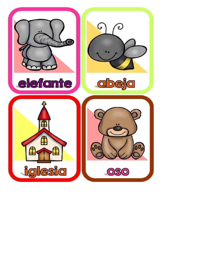 Super Tarjetas para Trabajar Las Vocales Todo | PDF