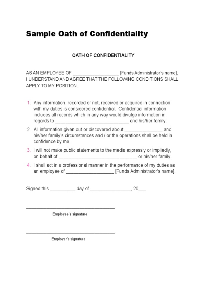 Non Confidentiality | PDF | Career & Growth | Social Science