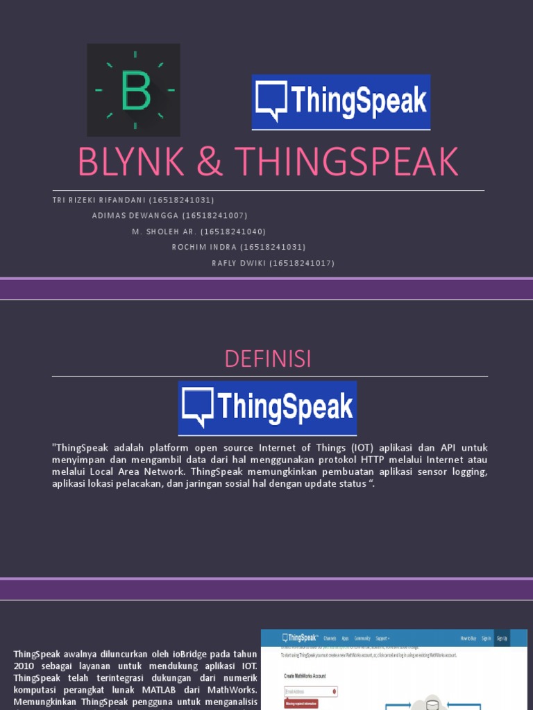 k8 Blynk Dan Thingspeak | PDF