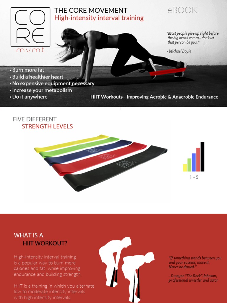 Core Resistance Band HIIT Workouts | PDF | High Intensity Interval ...