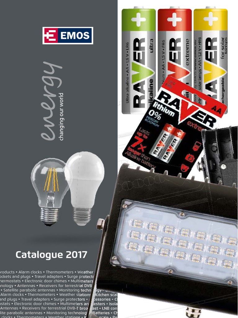 Emos Catalogue 2017 | PDF | Electrical Connector | Ac Power Plugs And ...