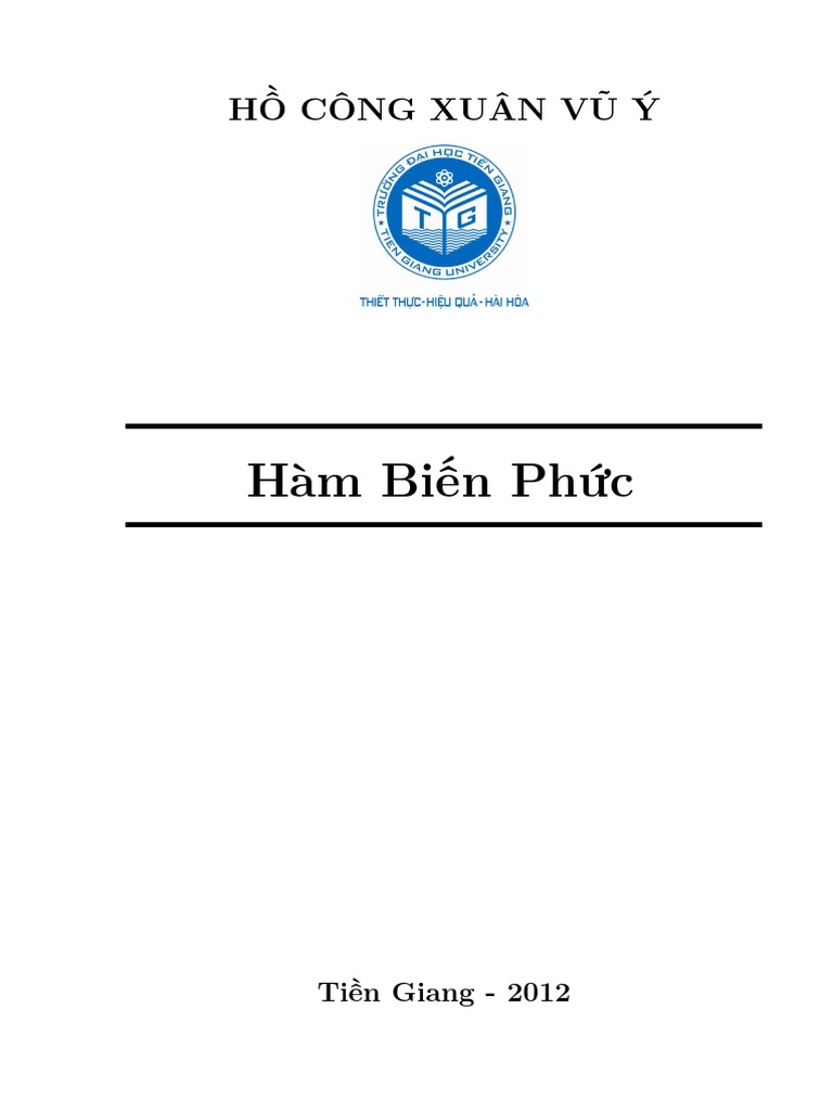 (123doc) - Giao-Trinh-Ham-Bien-Phuc PDF | PDF