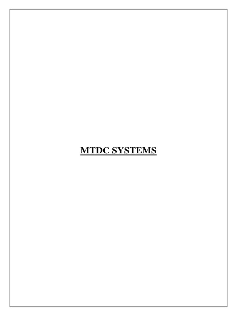 Introduction and Basics of MTDC Systems | PDF | High Voltage Direct Current | Power Inverter