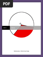 Parts of A Circle | PDF | Circle | Angle