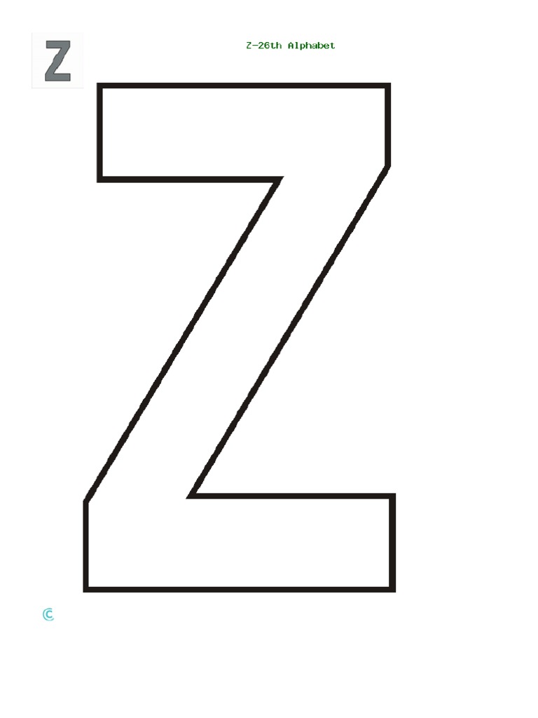 Huruf Besar Outline | PDF