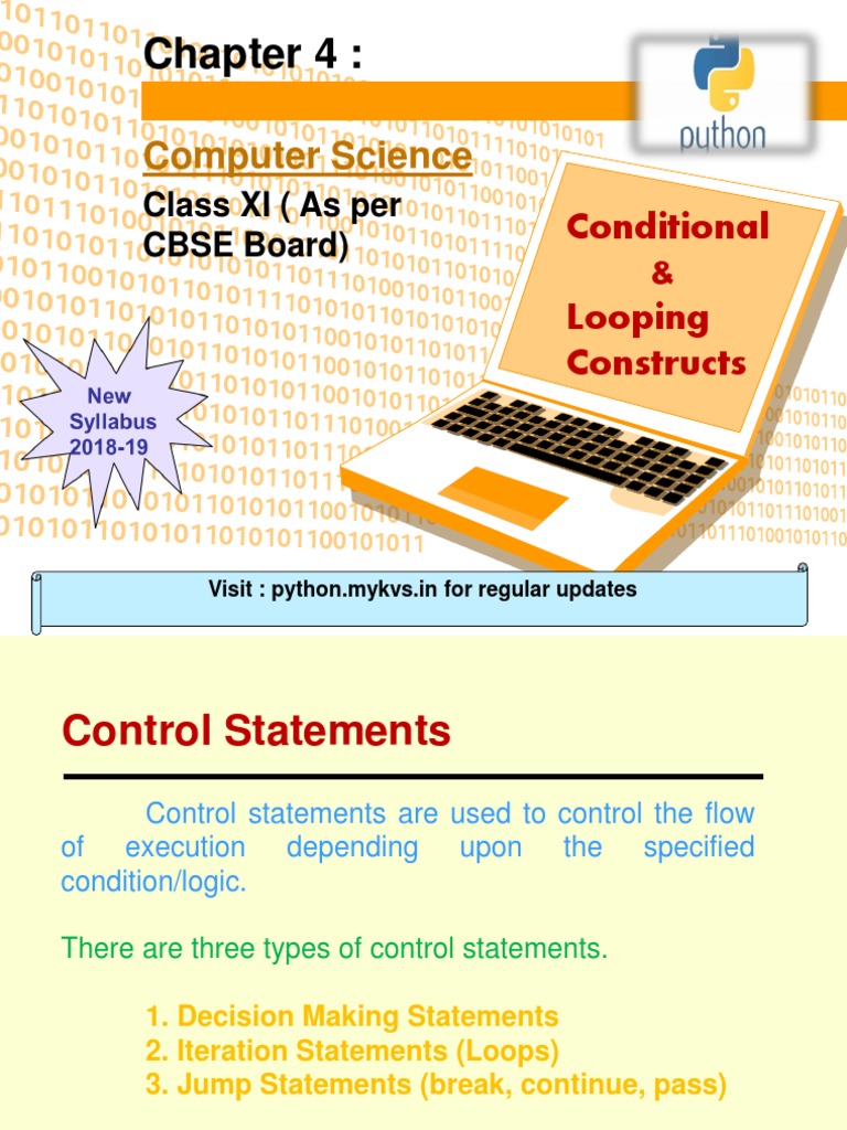 Conditional and Looping Constructs | PDF | Control Flow | Computer ...