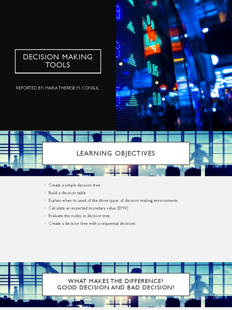 Decision Making Tools | Download Free PDF | Decision Making | Probability