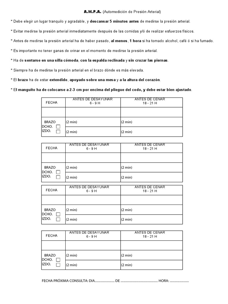 AMPA | PDF | Presión sanguínea