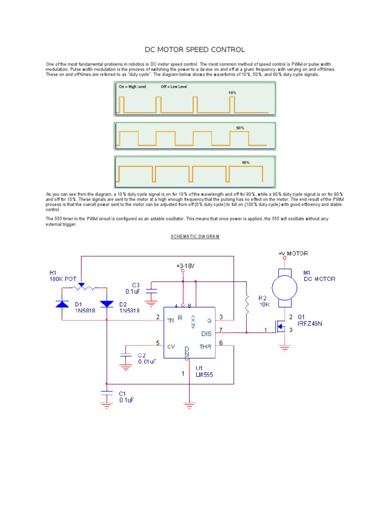 DC Motor Speed Control | PDF | Electrical Engineering | Electronics