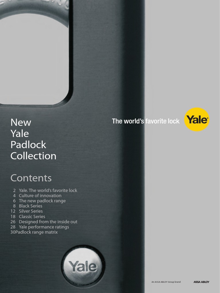 Yale Y Series Padlocks Catalog Part1 | Download Free PDF | Stainless ...