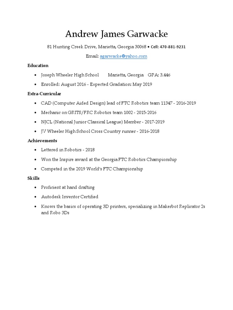 General Resume | PDF