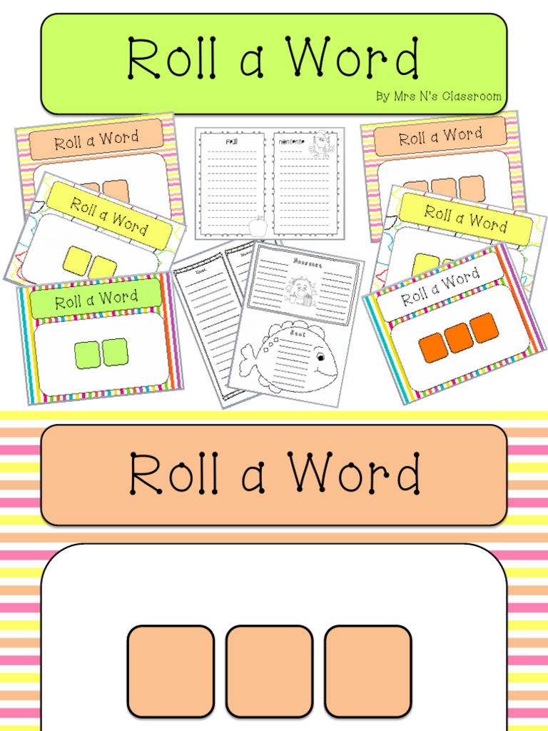 Roll A Word Blending Activity | PDF