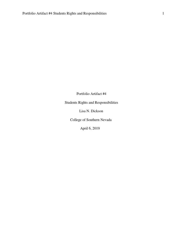 Portfolio Artifact 4 | PDF | First Amendment To The United States ...