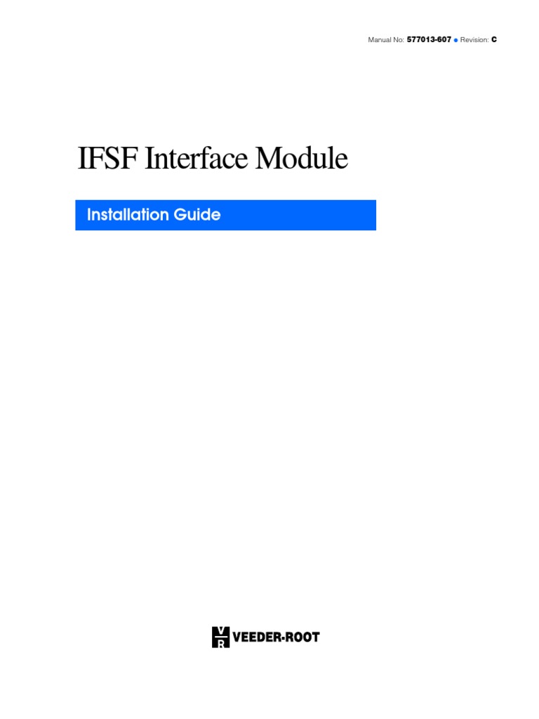 IFSF Interface Module: Installation Guide | PDF | Node (Networking ...