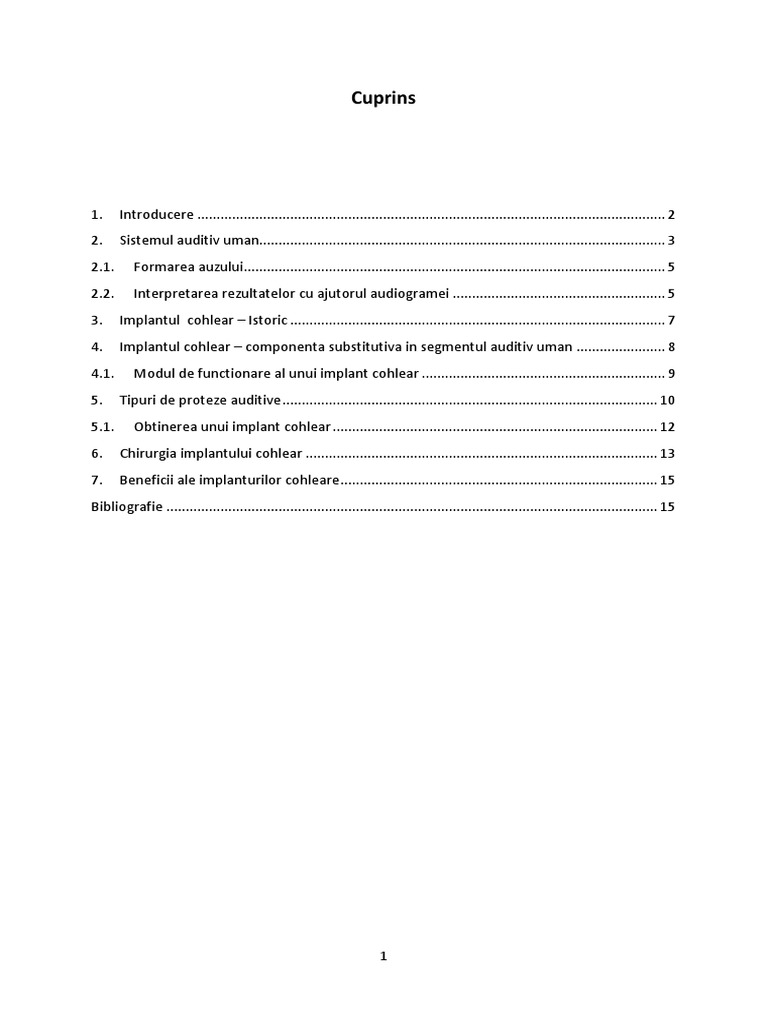 Implant Cohlear | PDF