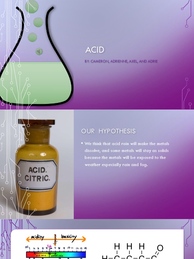Effects of Acid Rain on Metals | PDF
