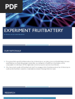 Building a Fruit Battery Experiment | PDF | Redox | Electrochemistry