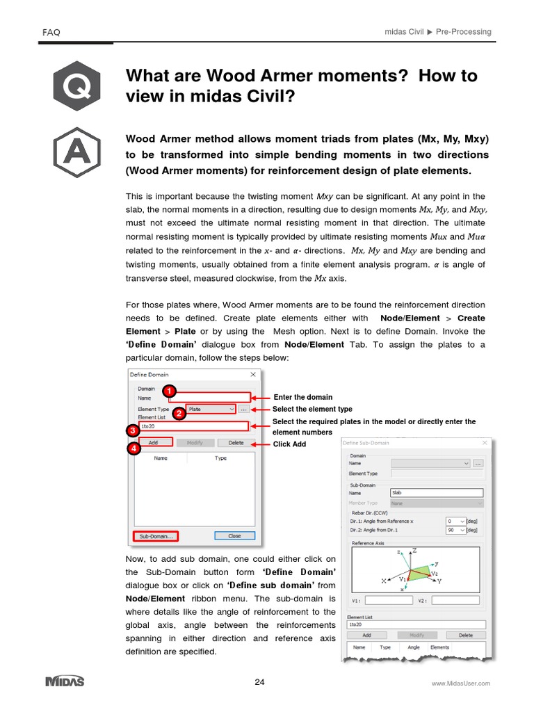 Vol.1 - 24 - What Are Wood Armer Moments - How To View in Midas Civil ...