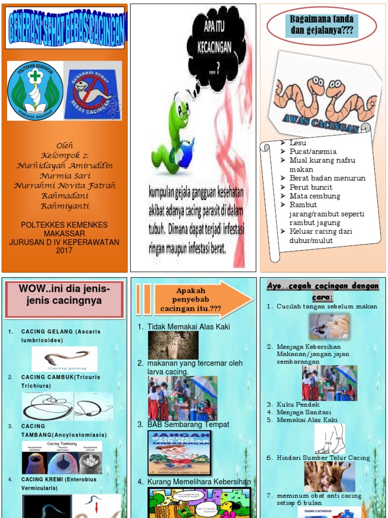Leaflet Cacingan | PDF