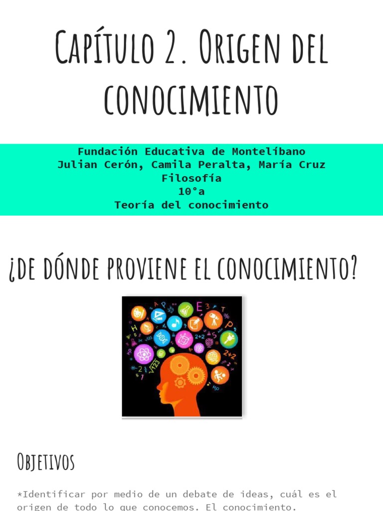 Origen Del Conocimiento | PDF | Empirismo | Racionalismo