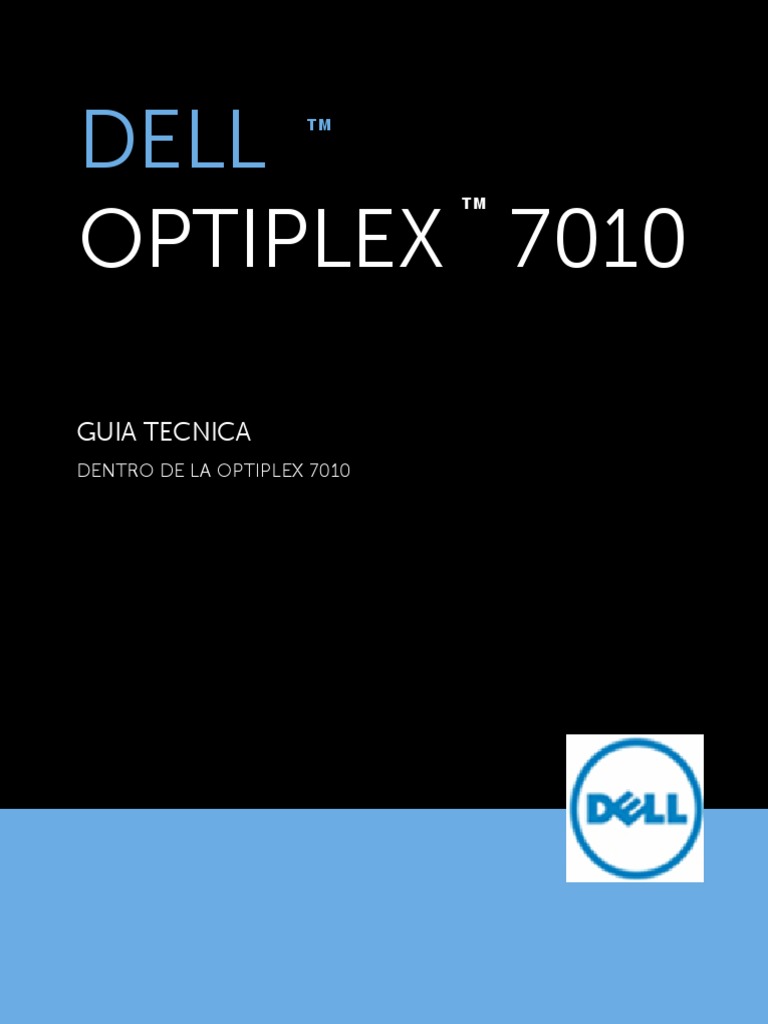 OptiPlex 7010 Technical Guidebook SP | PDF | Disco duro | Windows 7