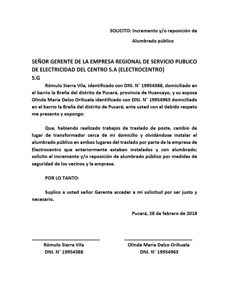 Solicito 2 | PDF | Naturaleza